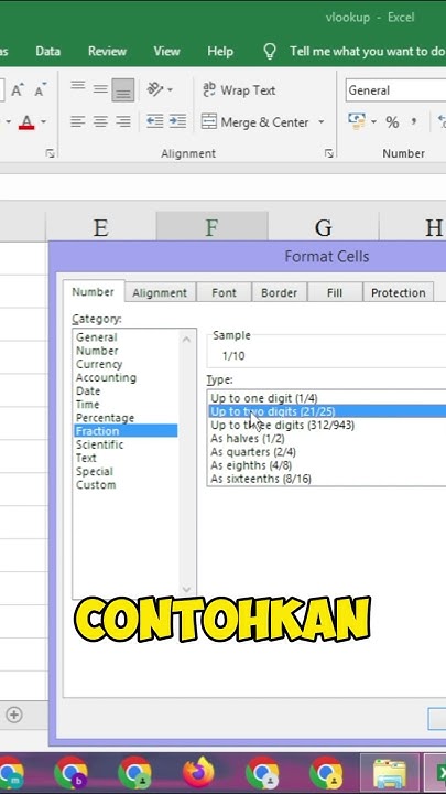 Cara Mengubah Angka Desimal Menjadi Pecahan Pada Excel #jagoexcel #exceltips #exceltricks - YouTube