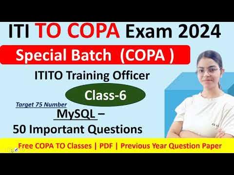 ITITO COPA Class 6 | 35 Most important questions | #iti_to_copa - YouTube