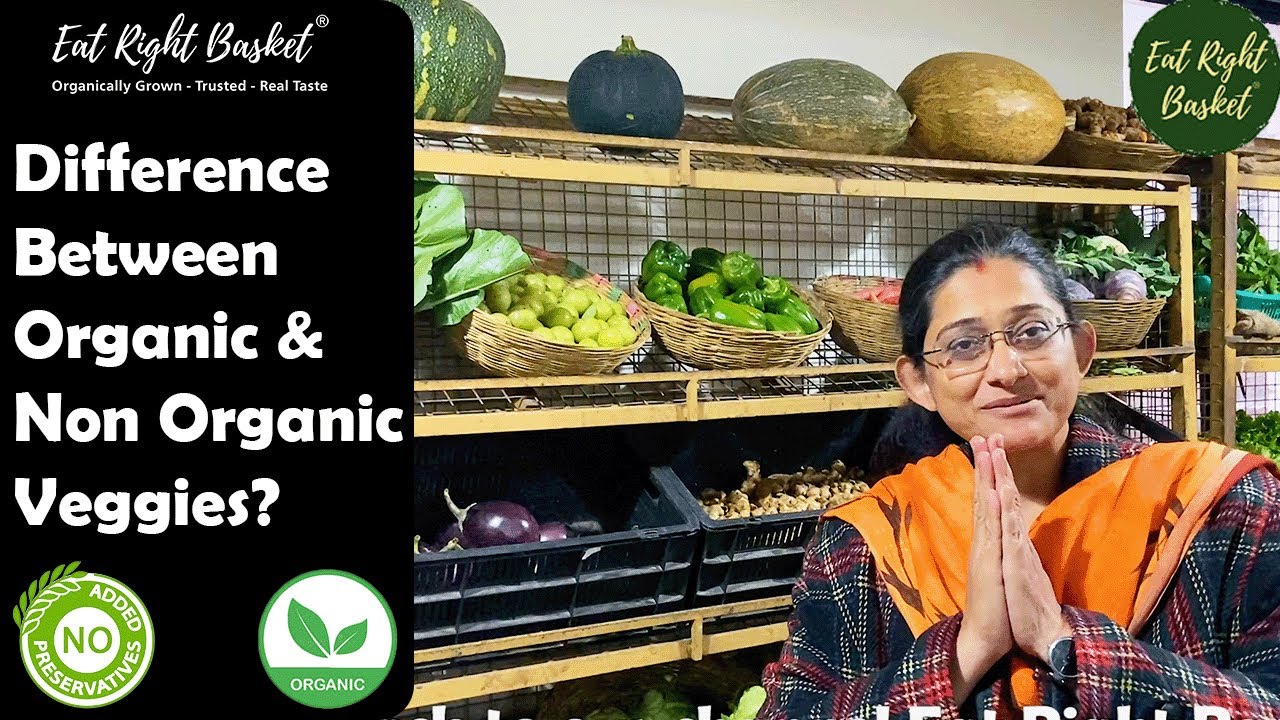 How to differentiate between Organic & Non Organic Veggies? - YouTube
