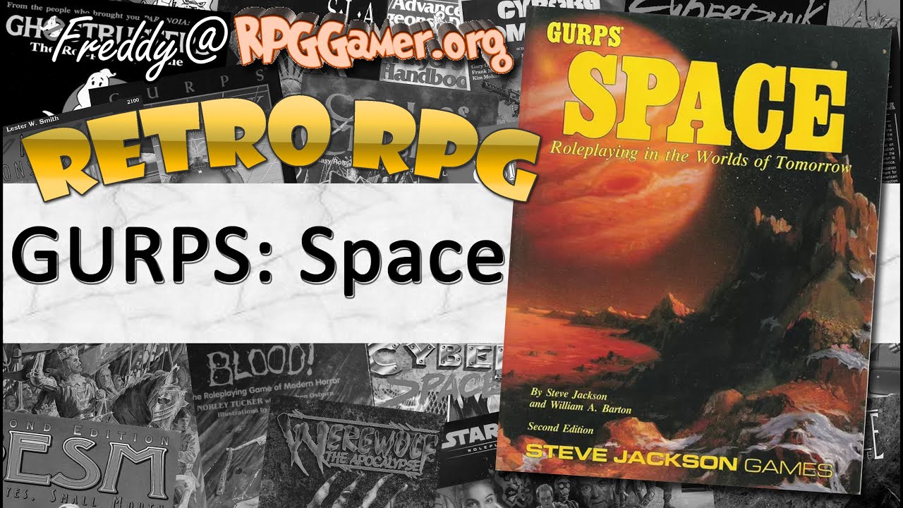 GURPS: Space (GURPS, Steve Jackson Games, 1990) | Retro RPG - YouTube