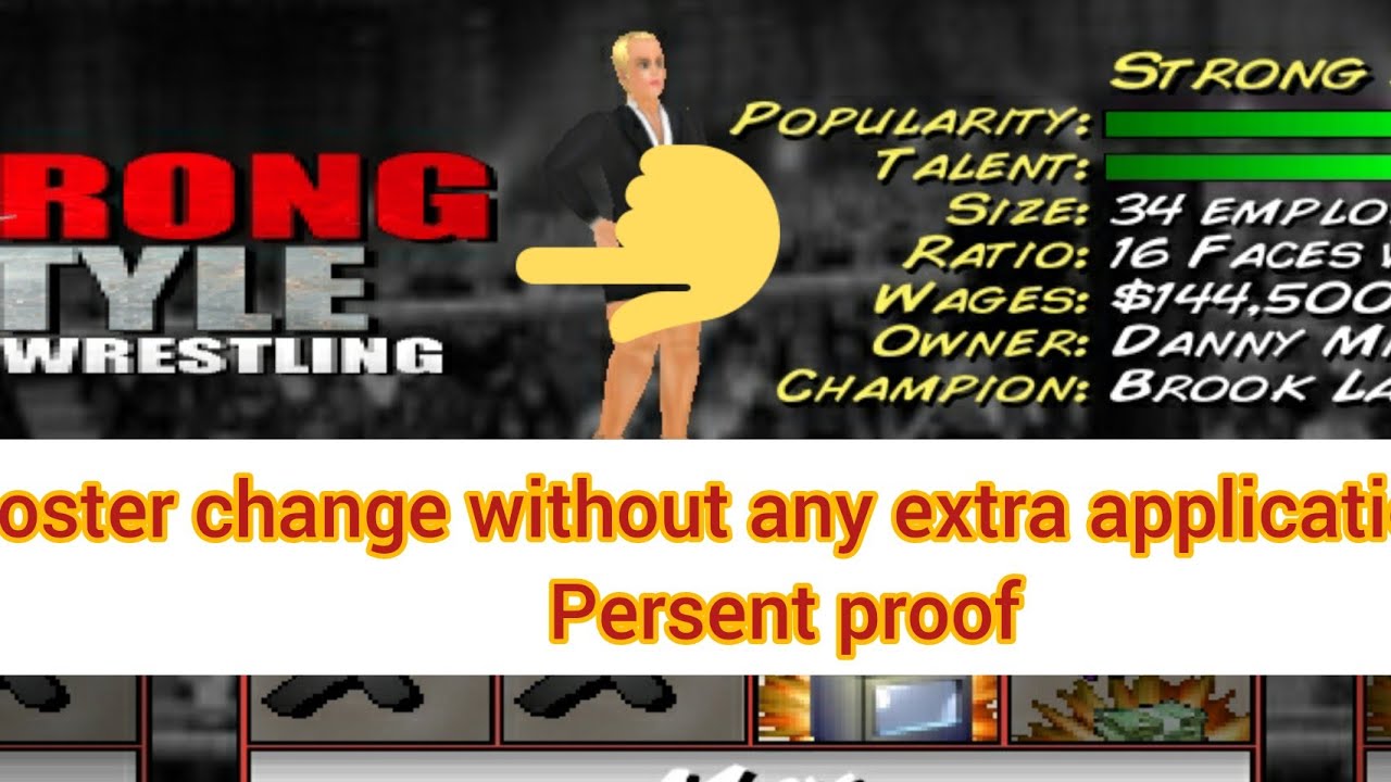 How we change roster in wrestling revolution 3D - YouTube