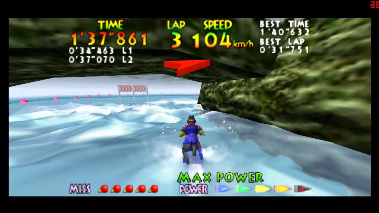Wave Race 64 N64 Gameplay Sample HD - YouTube
