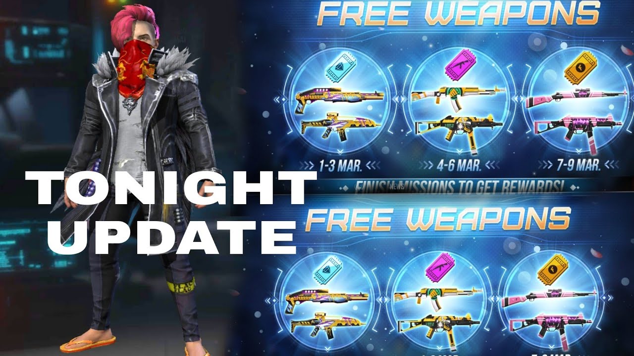 Tonight update video on free fire_ 24k goldn-mood Samsung galaxy S4,s1 ...