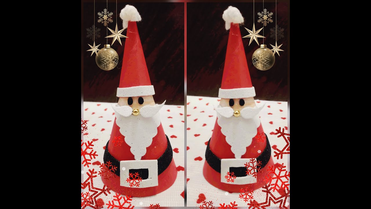 🎅DIY Christmas Decorat Idea ||🎄||DIY Cute Santa Claus 🎅 || How to make ...