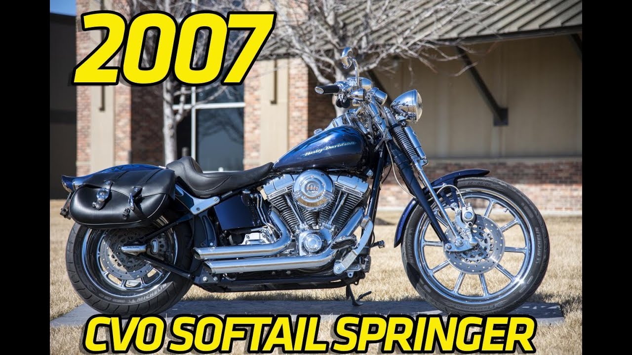 2007 CVO Softail Springer - YouTube