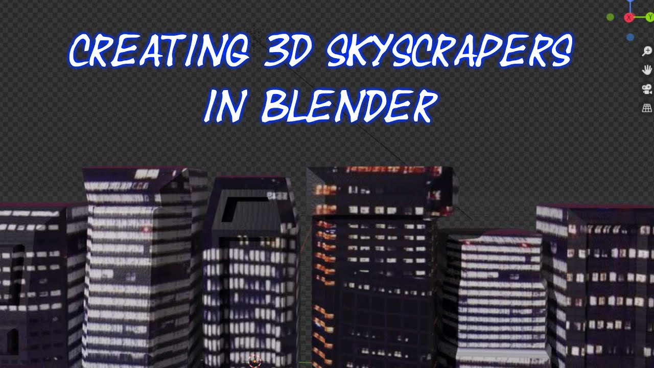 Creating 3D Skyscrapers in Blender - YouTube