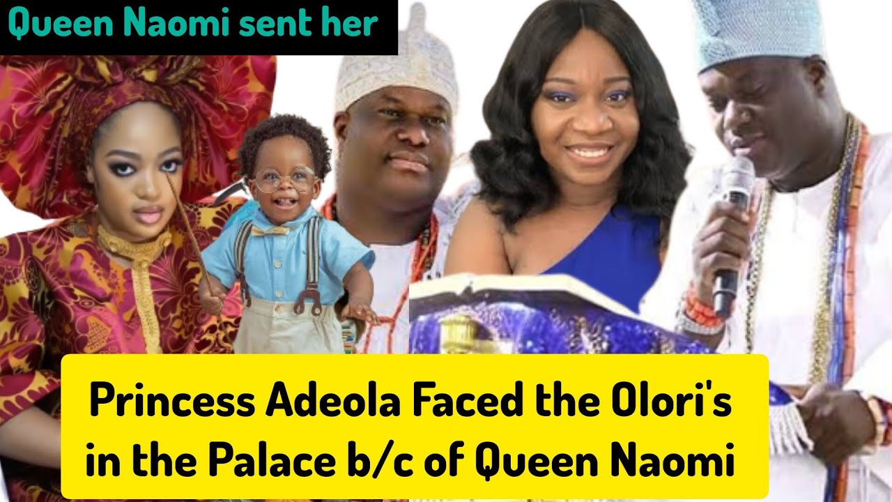 Princess Adeola ST0ŘMS PALACE IN ÁŊĜ£Ř to FÃÇ€ OLORI, QUEEN NAOMI 🙏 ...