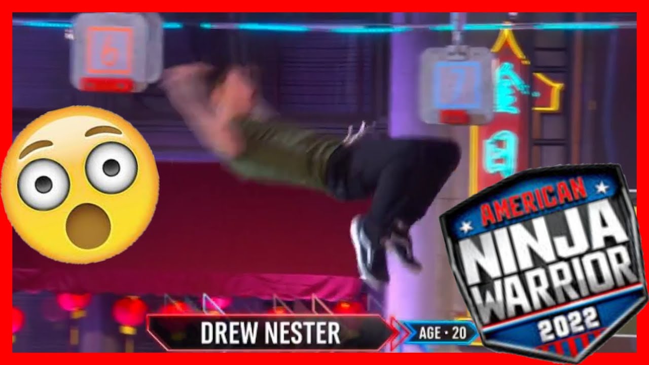 Drew Nester "WOWS" us again with his Semi-Final run on American Ninja ...