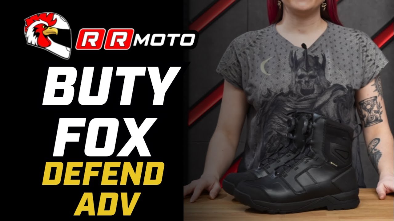 FOX DEFEND ADV - buty motocyklowe adventure - YouTube