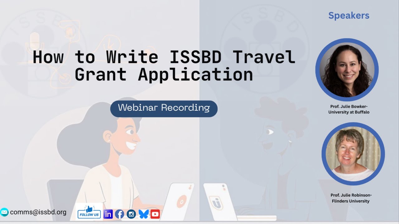 How to Write ISSBD Travel Grant Applications - YouTube