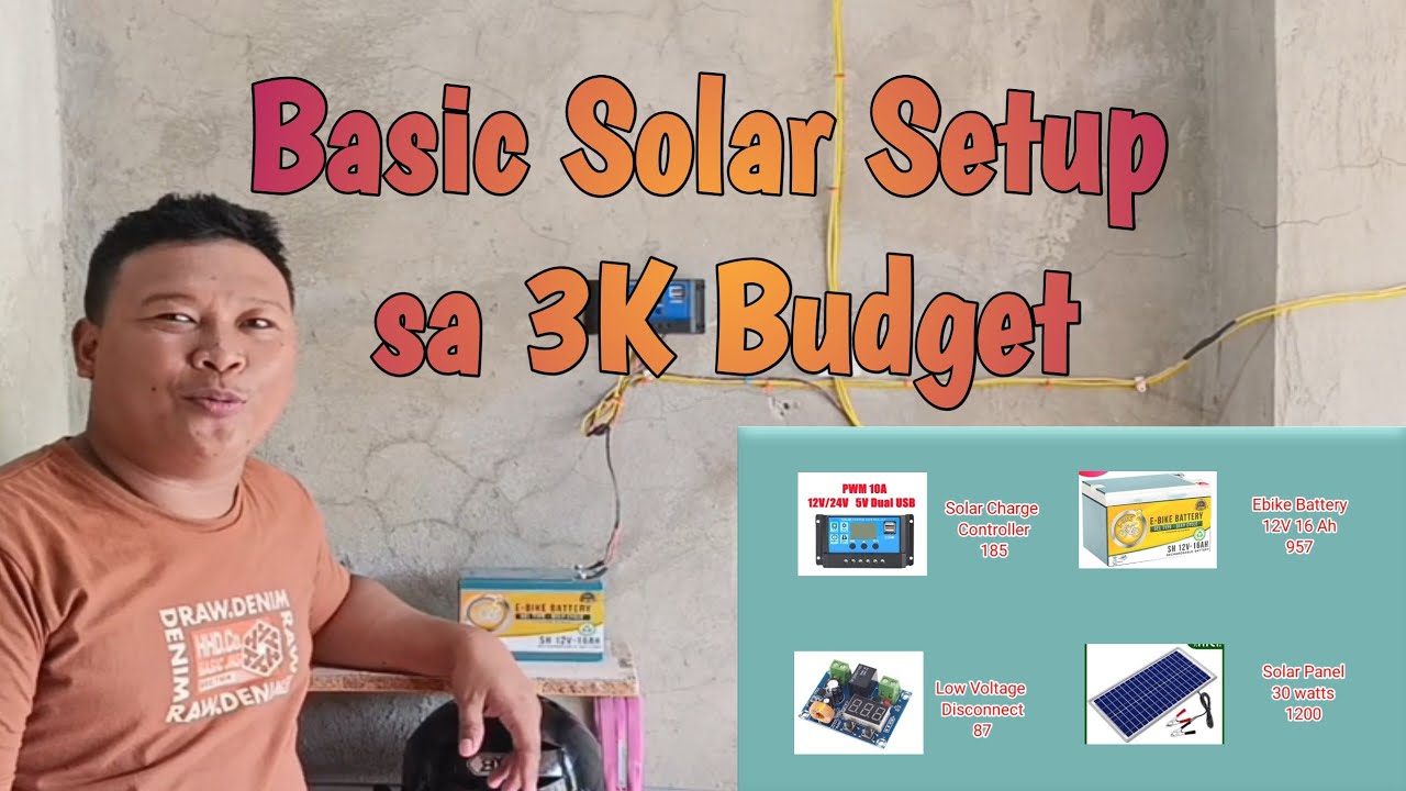 Basic Solar Setup 3k Lang??? - YouTube