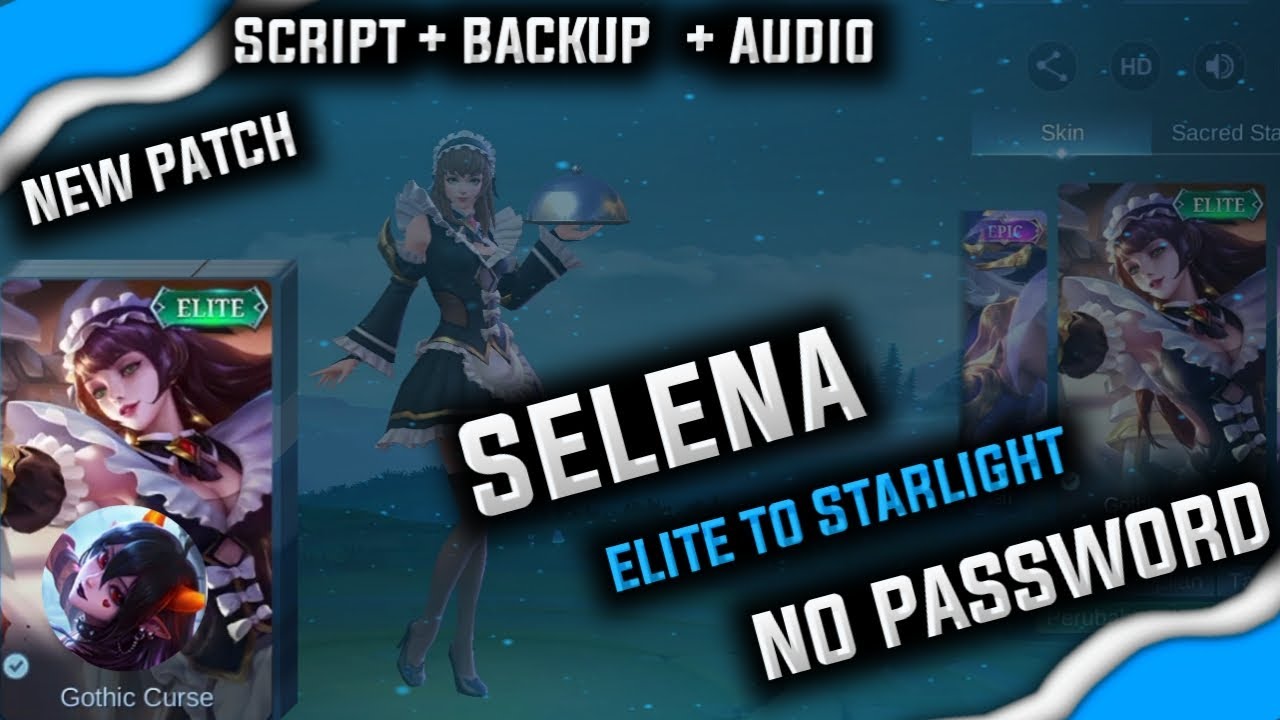 Script Skin Selena Elite to Starlight - YouTube
