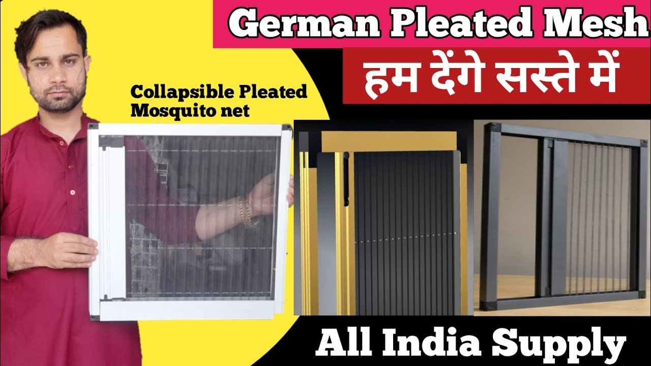Collapsible Net Door🔥| German Pleated Mesh | Jali Net Door Design ...