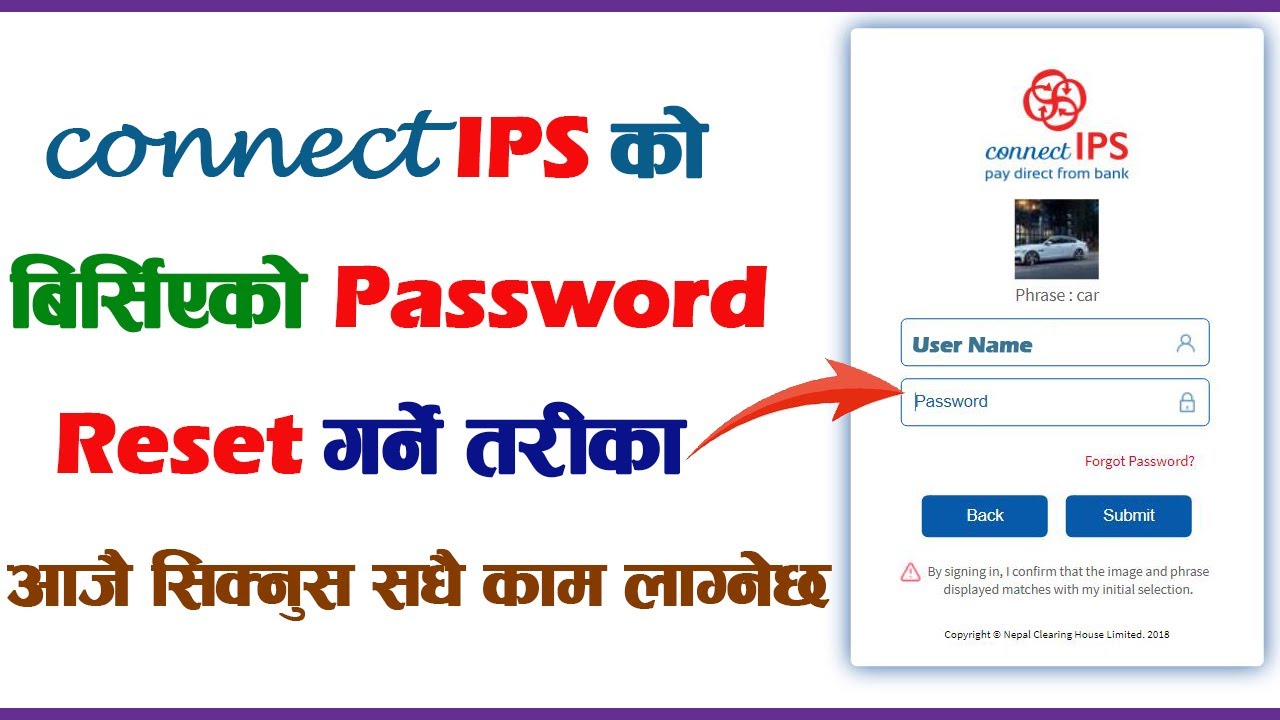 How to Reset Connect IPS Password? Connect IPS ko Password Kasari ...