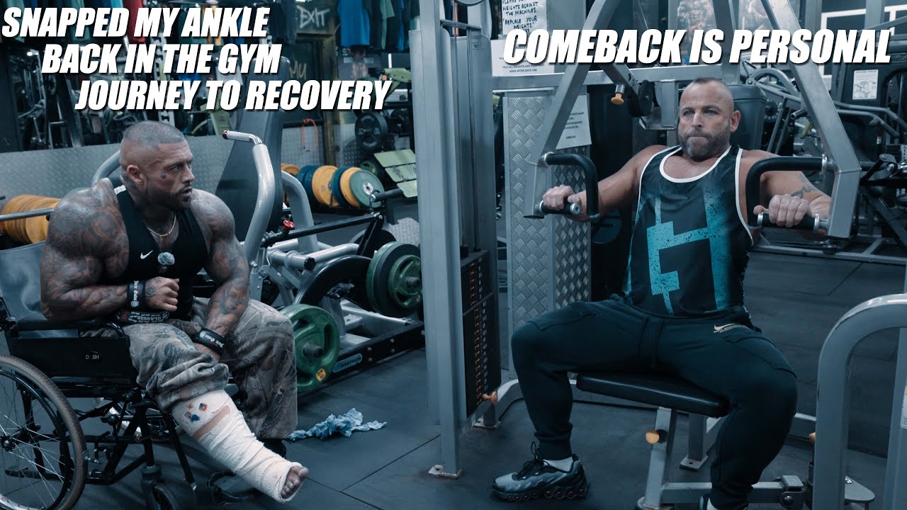 Snapped my ankle/back in the gym/taking the rehab serious - YouTube