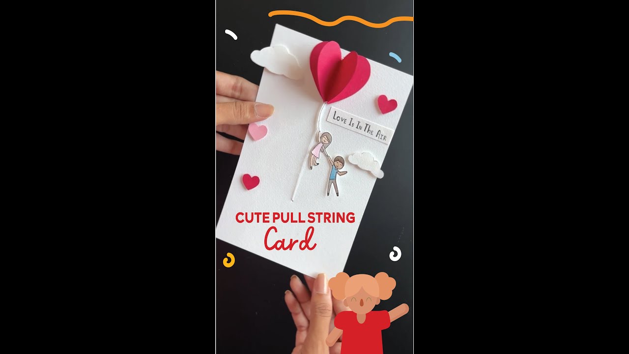Cute Pull String Card - YouTube