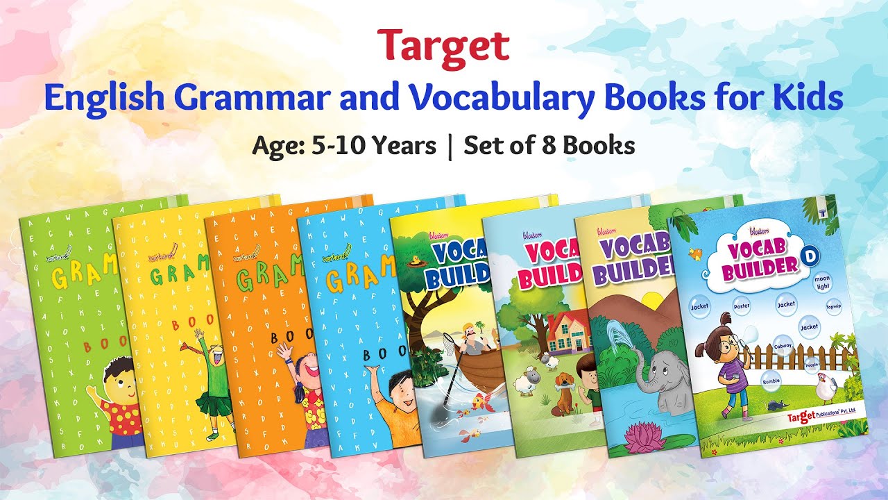 Blossom Vocab Builder A-D and Nurture Grammar 1-4 | Target Publications ...