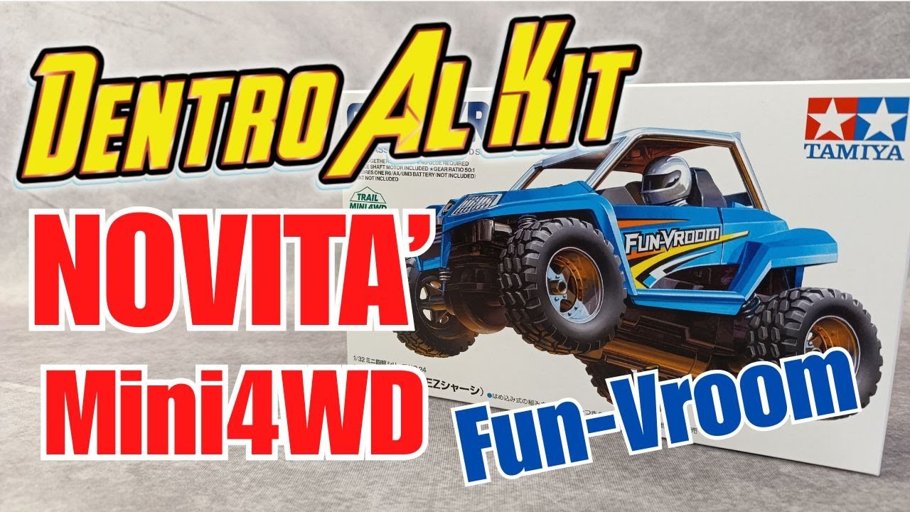Novita TAMIYA MINI4WD FUN VROOM CROWLER *DENTRO AL KIT* - YouTube