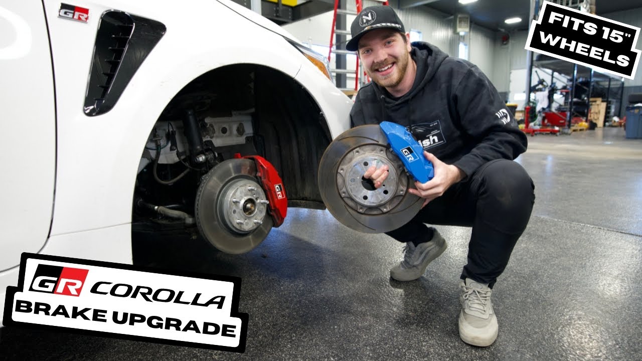 Yaris RC brake conversion kit for GR Corolla (Fits 15in Wheels) - YouTube