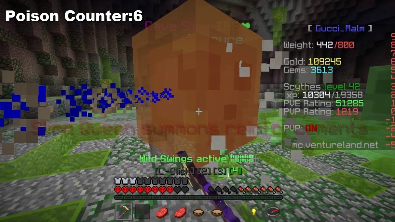 Ventureland II Soloing hardmode slime with scythe+getting random queens ...
