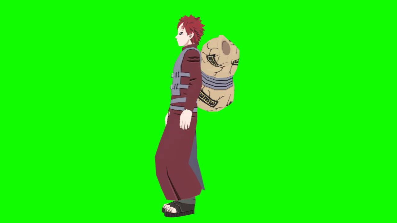gaara animated right naruto chroma - YouTube