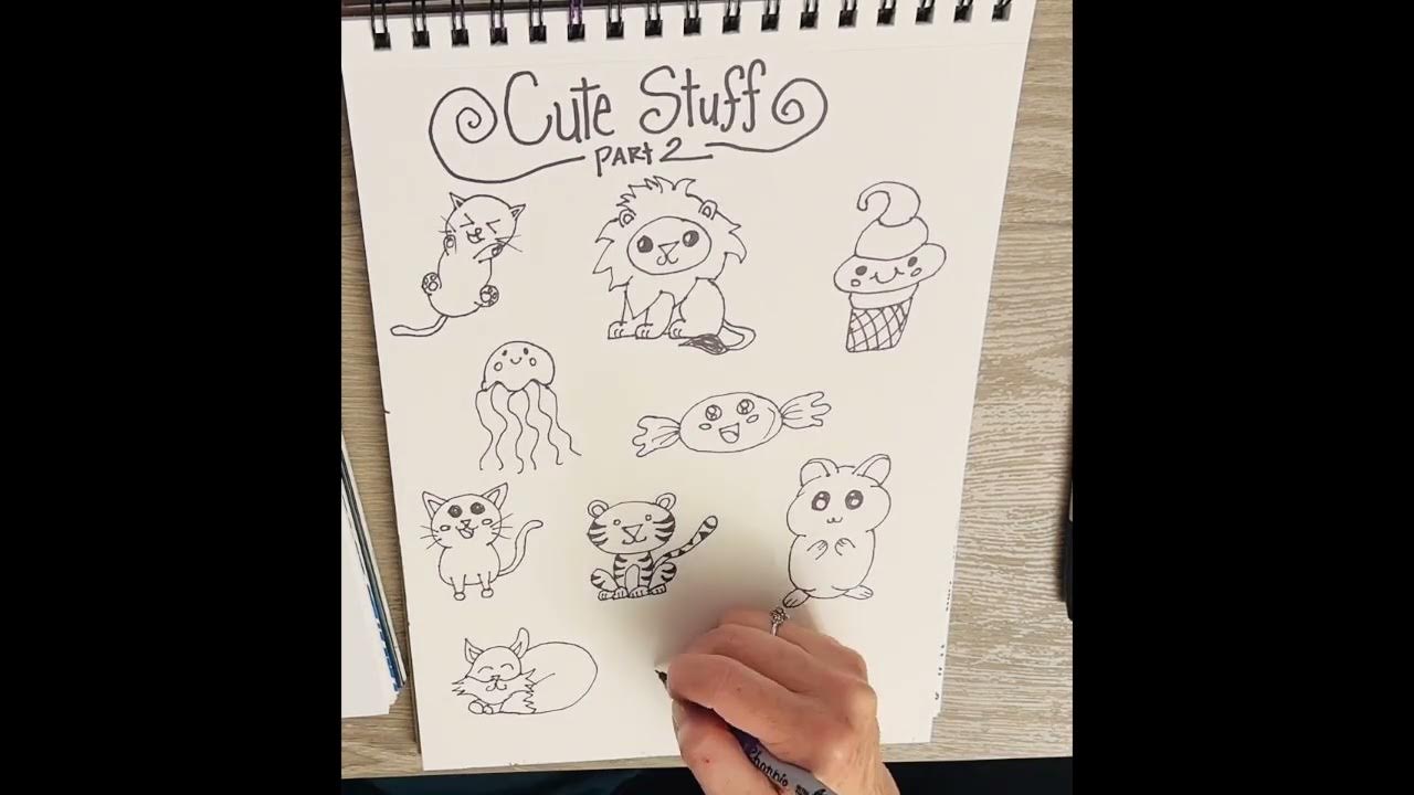 How to draw cute easy part 2 - YouTube