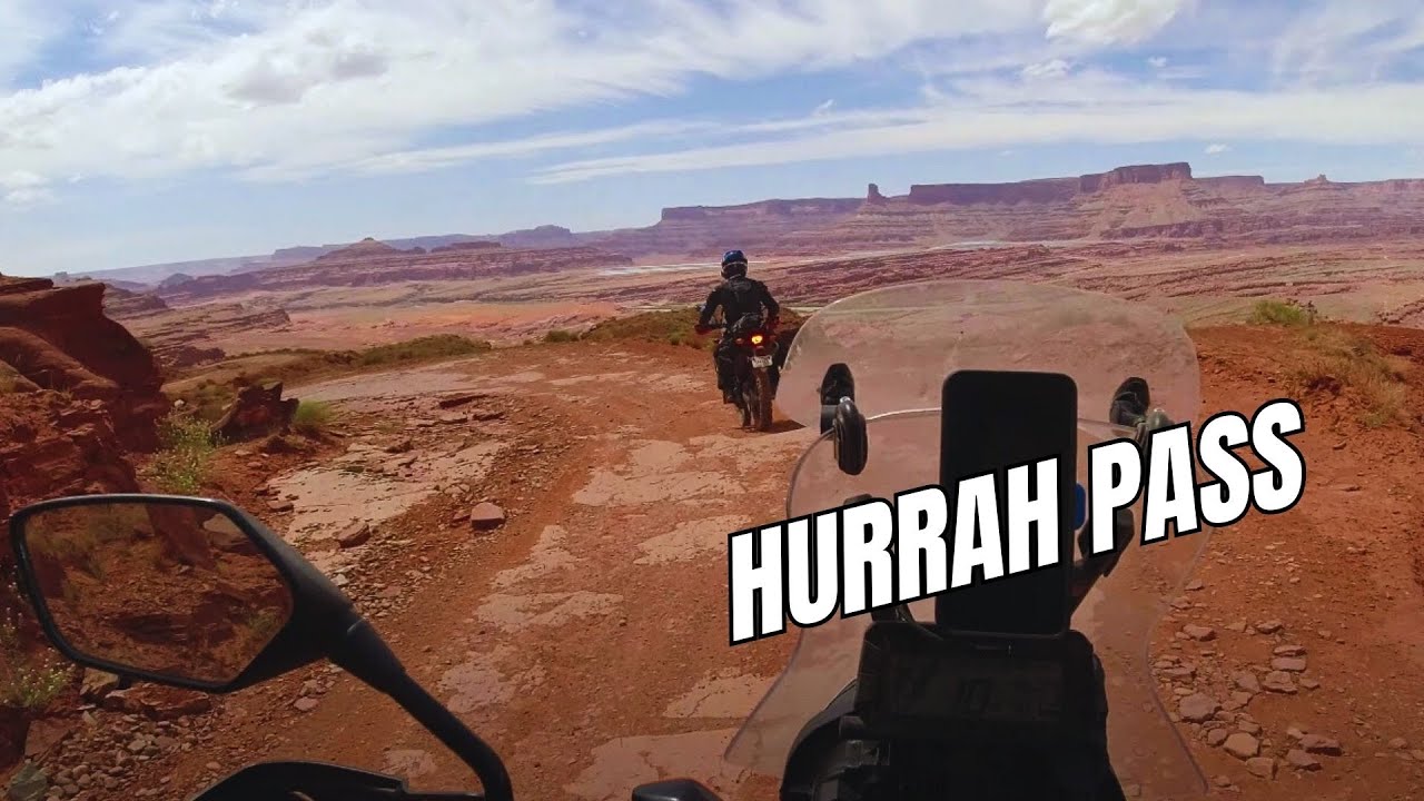 Moab Hurrah Pass Decent to Lockhart Basin - YouTube