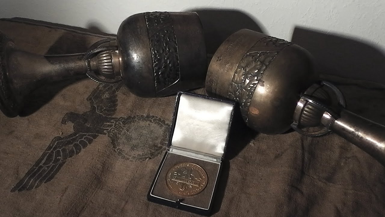 WW2 Relikte Teil 119 : "Blut und Boden" Medaille und Pokale aus dem 3 ...
