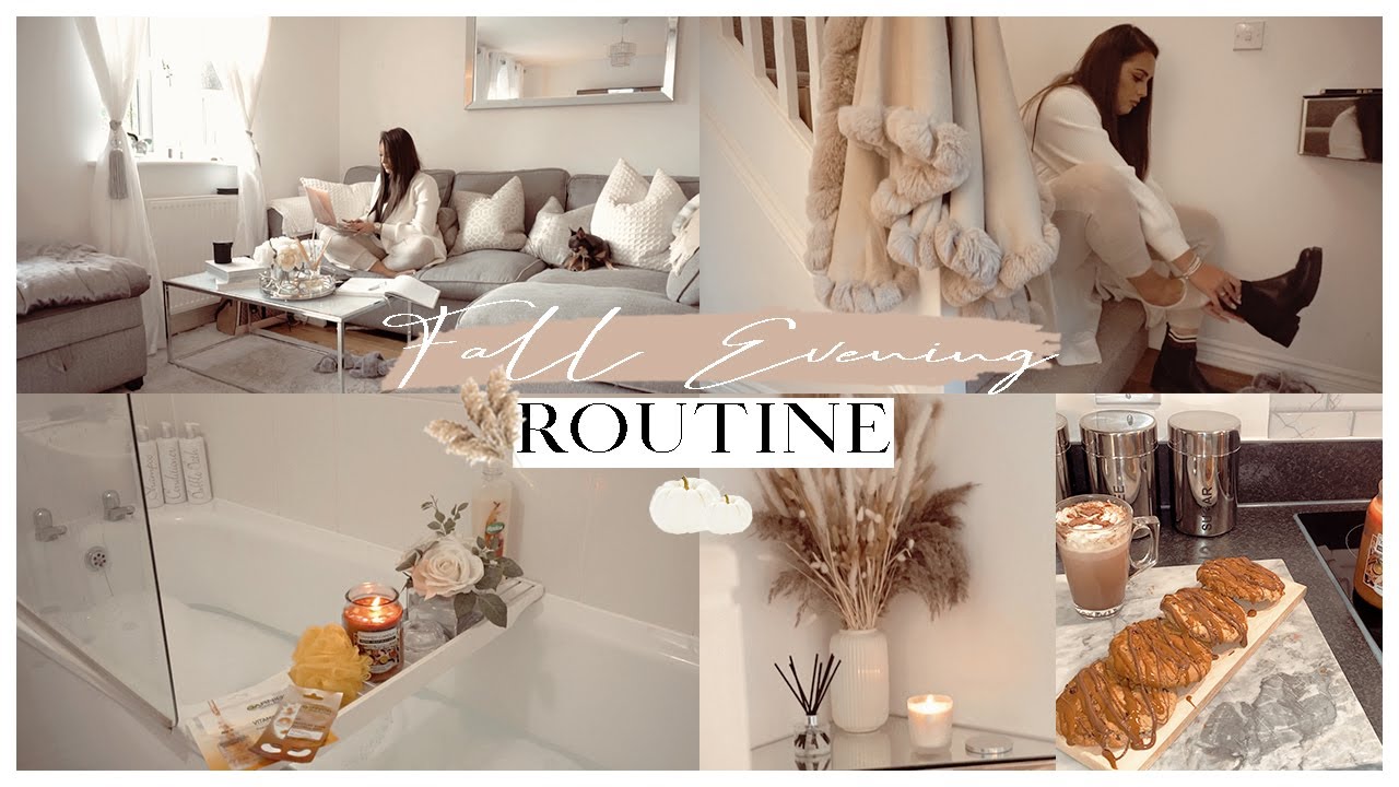 FALL EVENING ROUTINE | COSY & RELAXING - YouTube