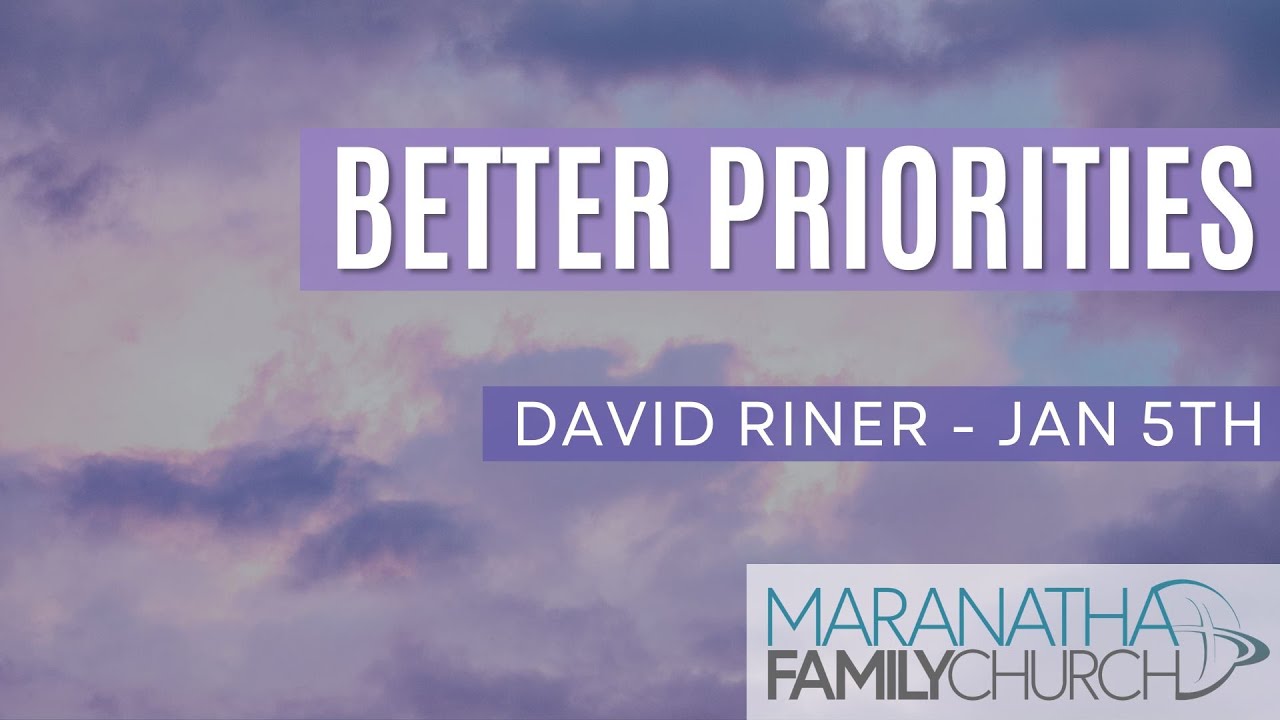 Better Priorities - YouTube