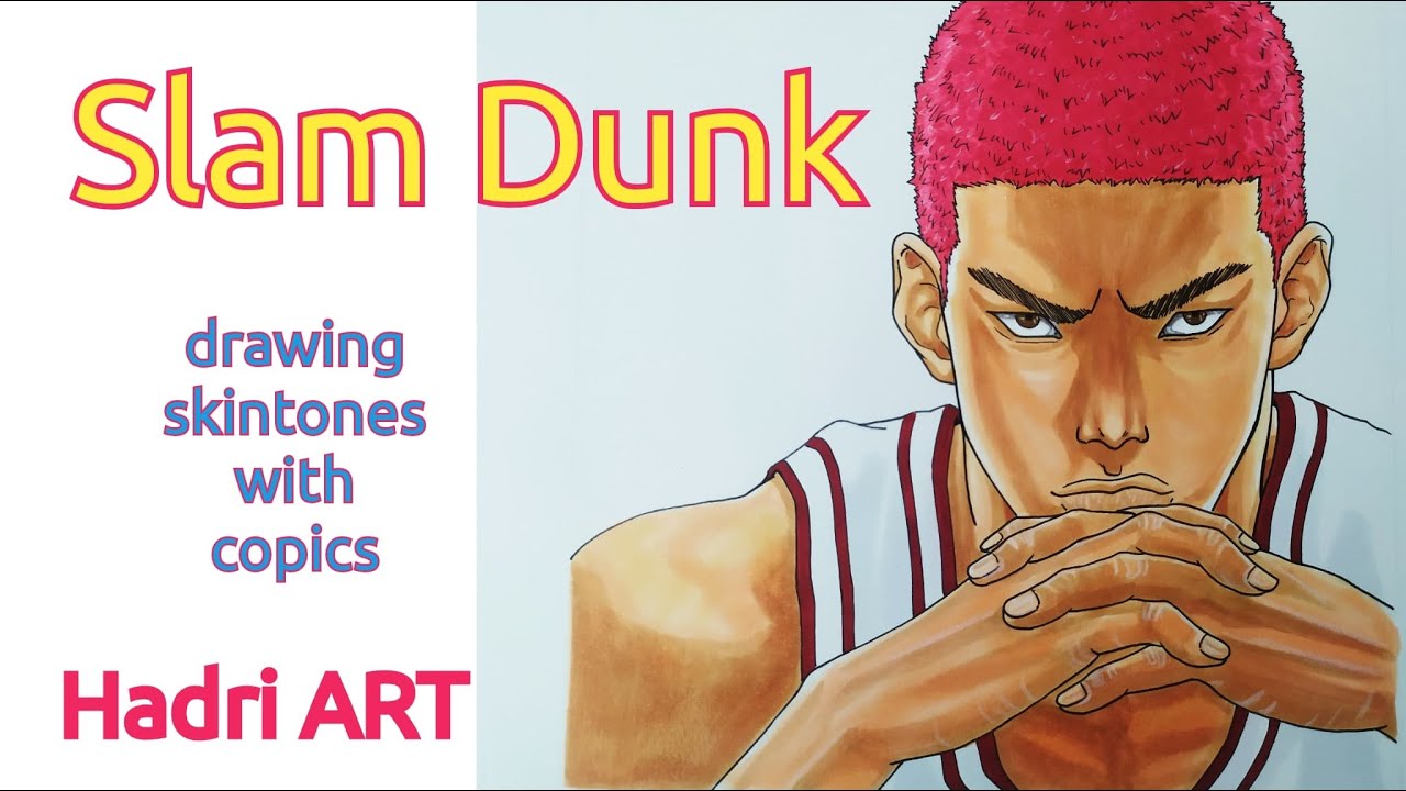 Drawing Hanamichi Sakuragi | Slam Dunk - YouTube