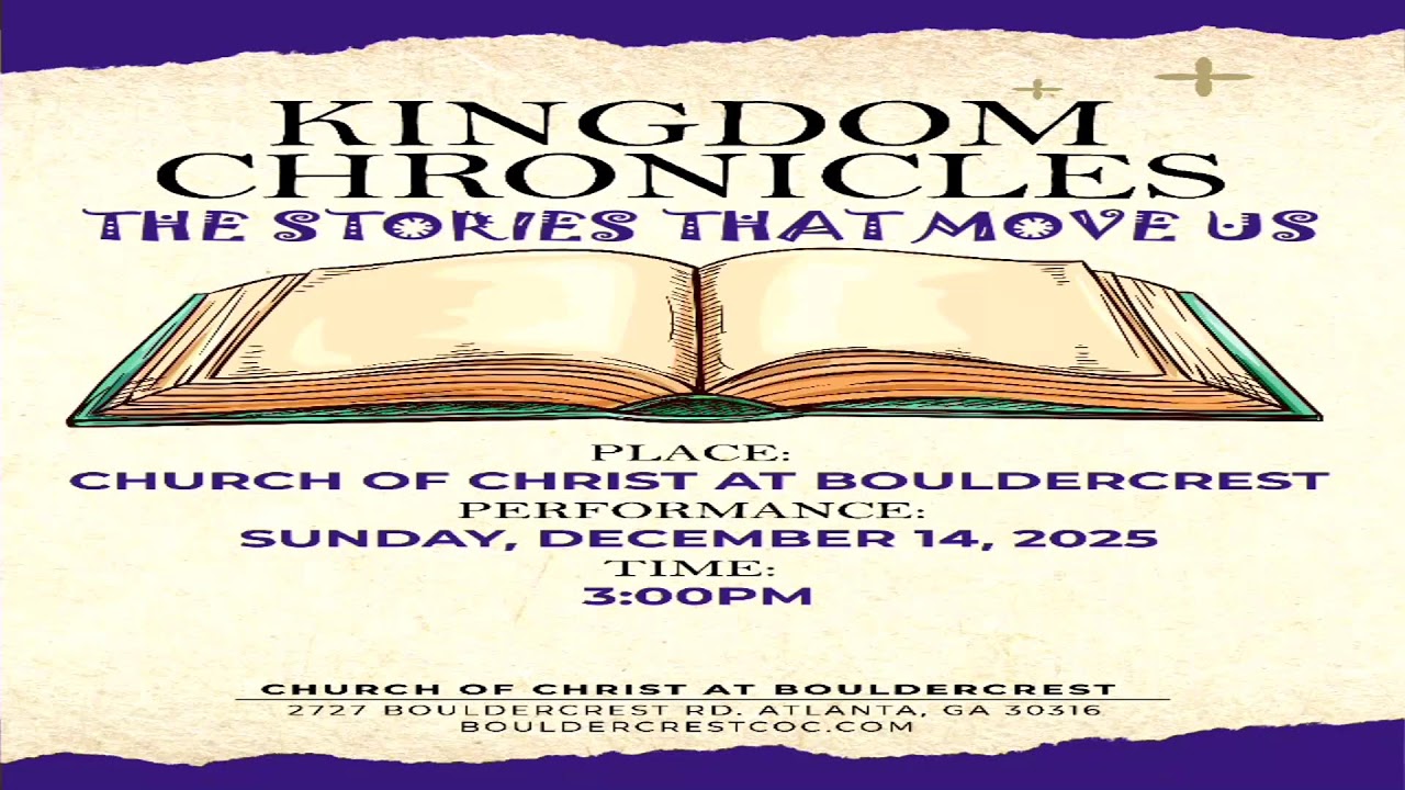 11-30-25 Church of Christ at Bouldercrest Worship Assembly - YouTube