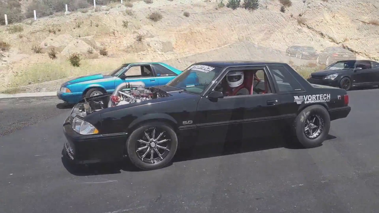 Changos Racing Team Fox Body Coyote Swap Vortech supercharger Street ...