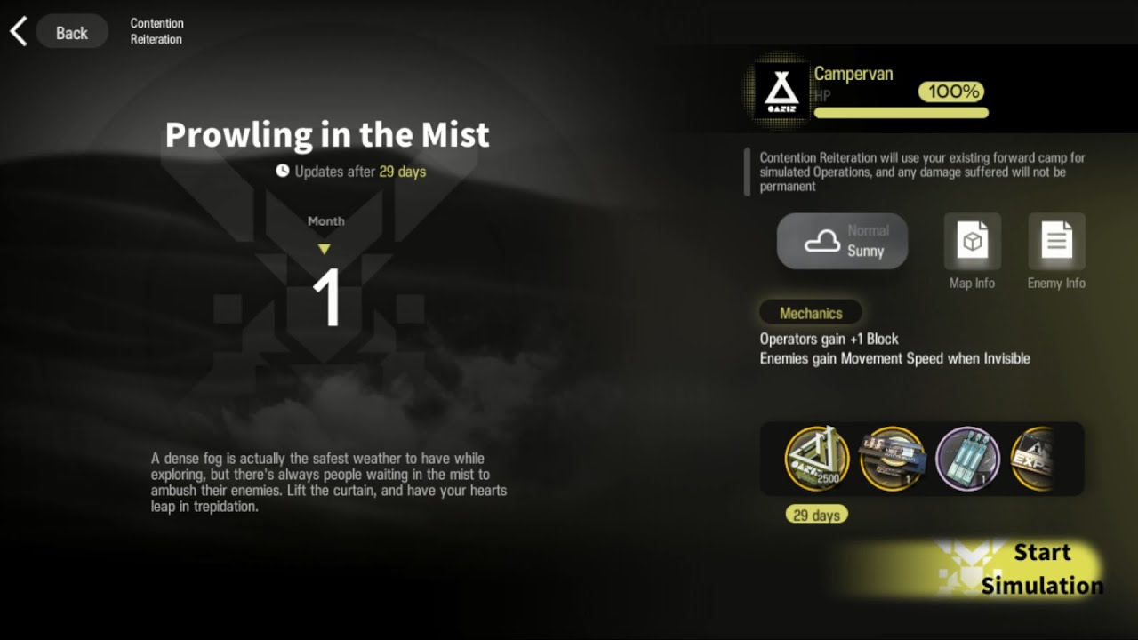 Prowling in the Mist | Tides of War | Reclamation Algorithm | Arknights ...