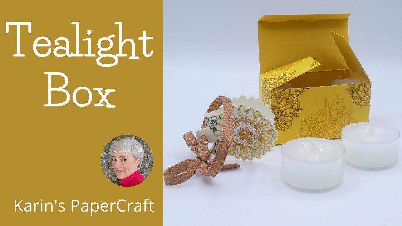 Tealight Box #1 - Make this cute gift box - EASY PROJECT! - YouTube