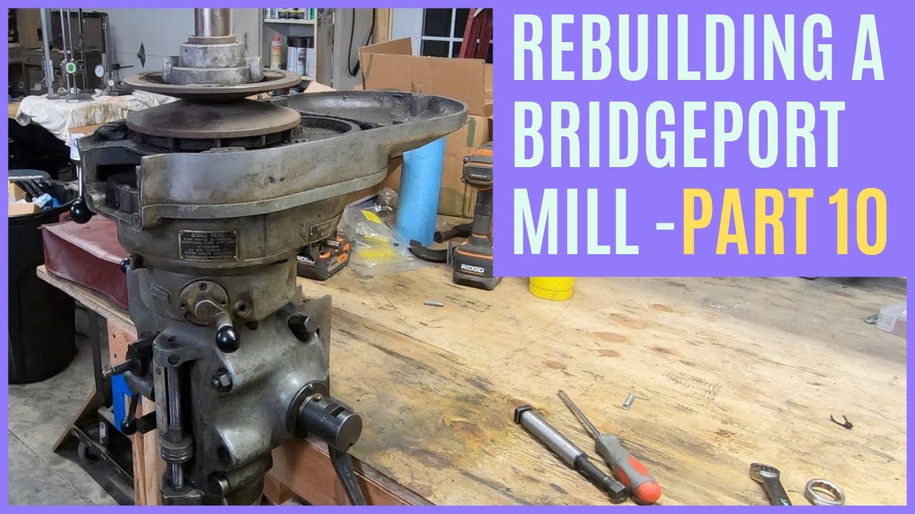 Bench Bracket for the Bridgeport Mill Head - YouTube