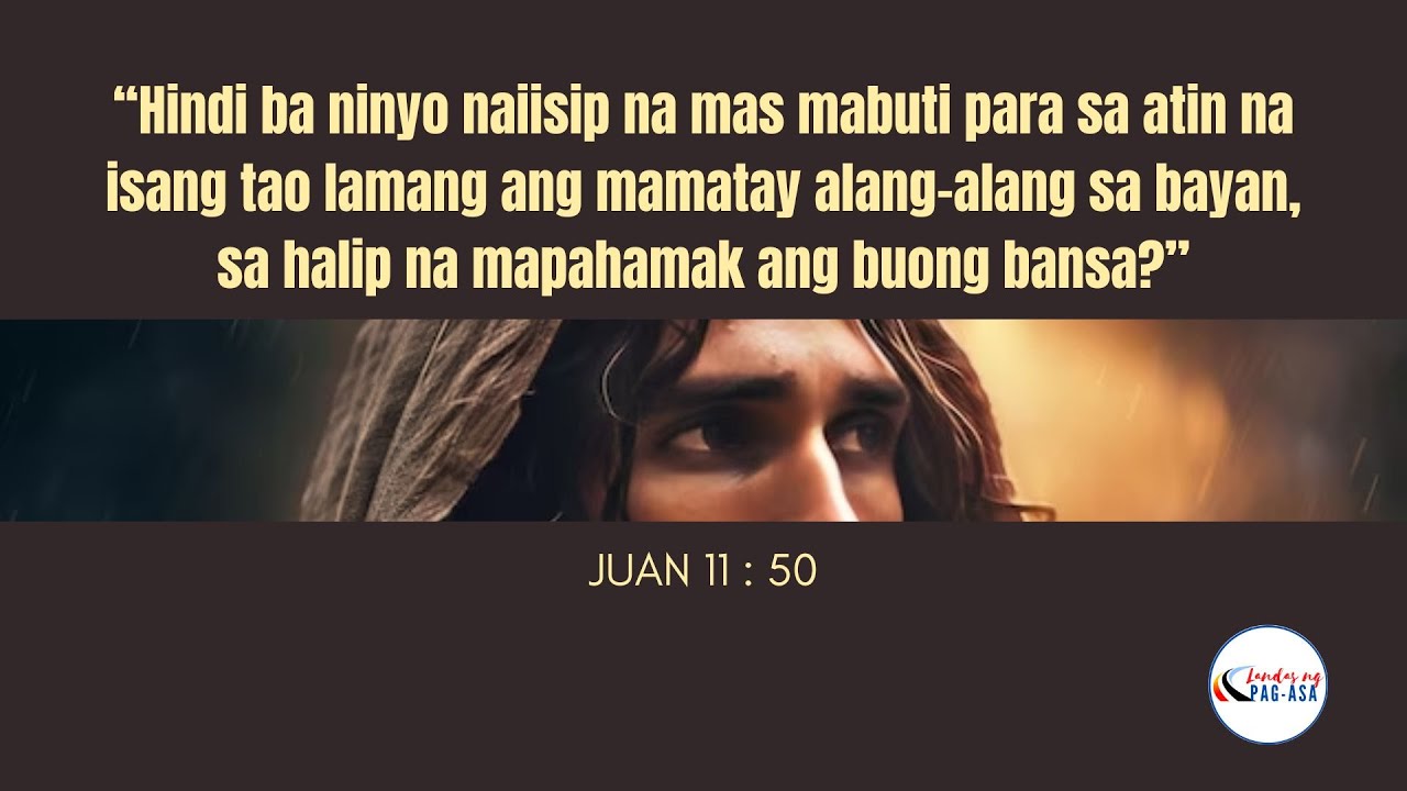 LANDAS NG PAG-ASA: “MAY ISANG NAG-ALAY NG BUHAY” - YouTube