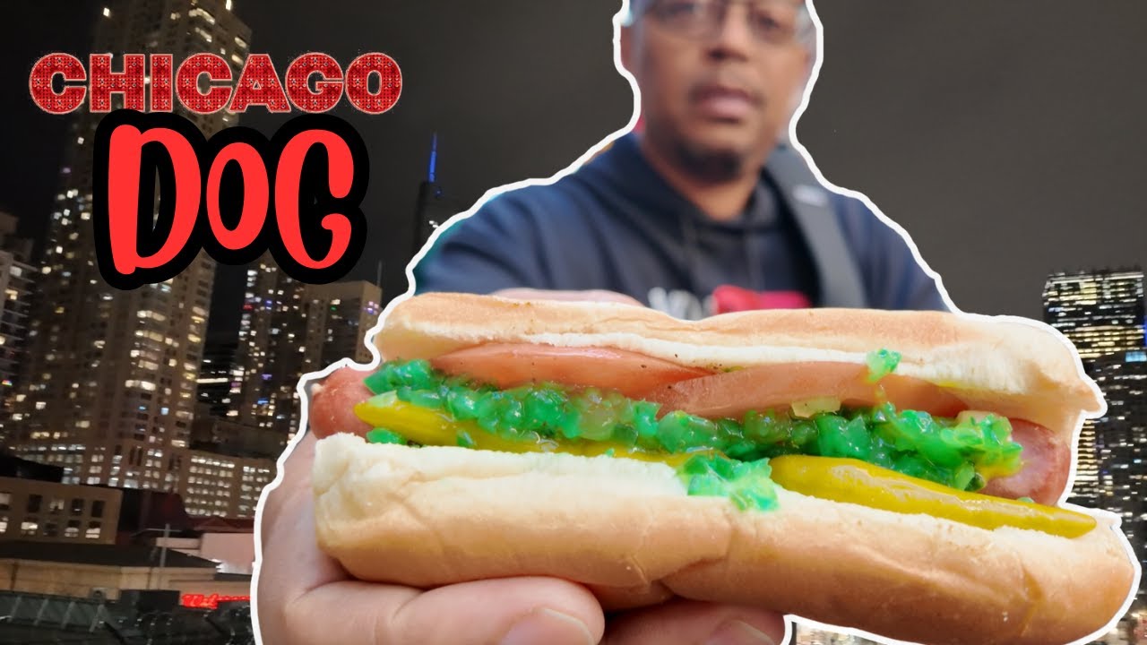 Trying a CHICAGO DOG for First Time!! - YouTube