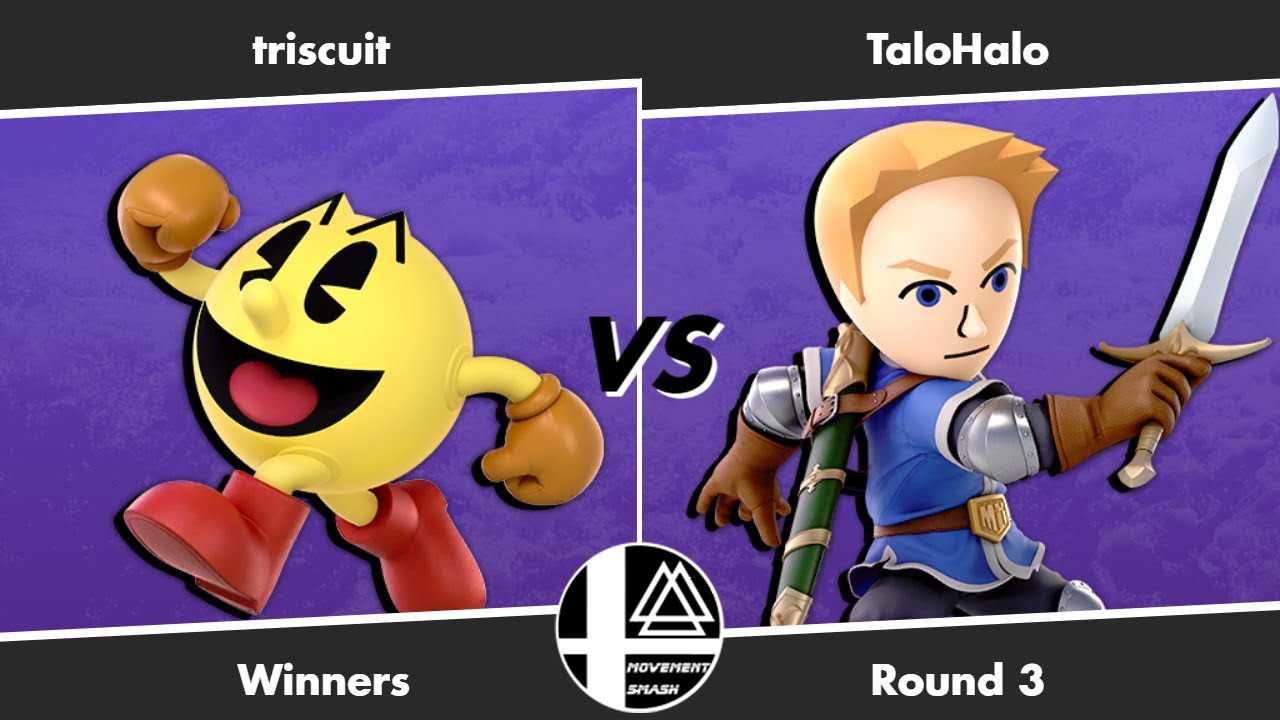 Movement Smash # 176: triscuit (Pac-Man) vs TaloHalo (Mii Sword Fighter ...