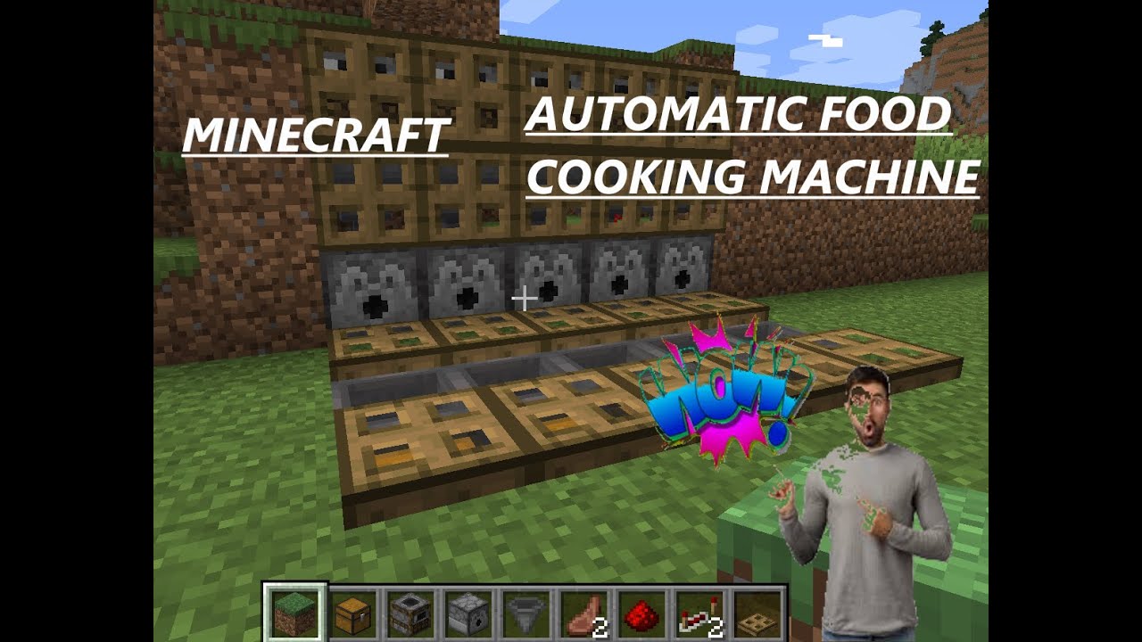 Automatic Food Cooking Machine|Minecraft 1.16.1|Legendary GamerZ - YouTube