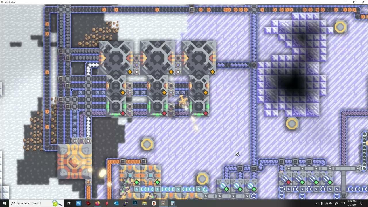 Mindustry - Unit factory feed through. - YouTube