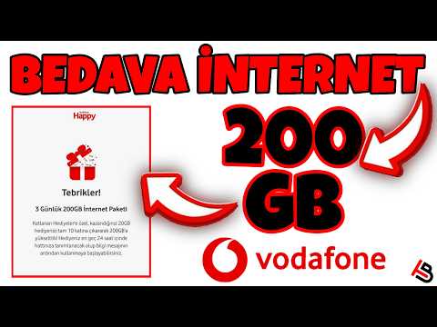 BEDAVA İNTERNET VODAFONE 200GB / VODAFONE BEDAVA 200GB İNTERNET NASIL ALINIR GÜNCEL 2026