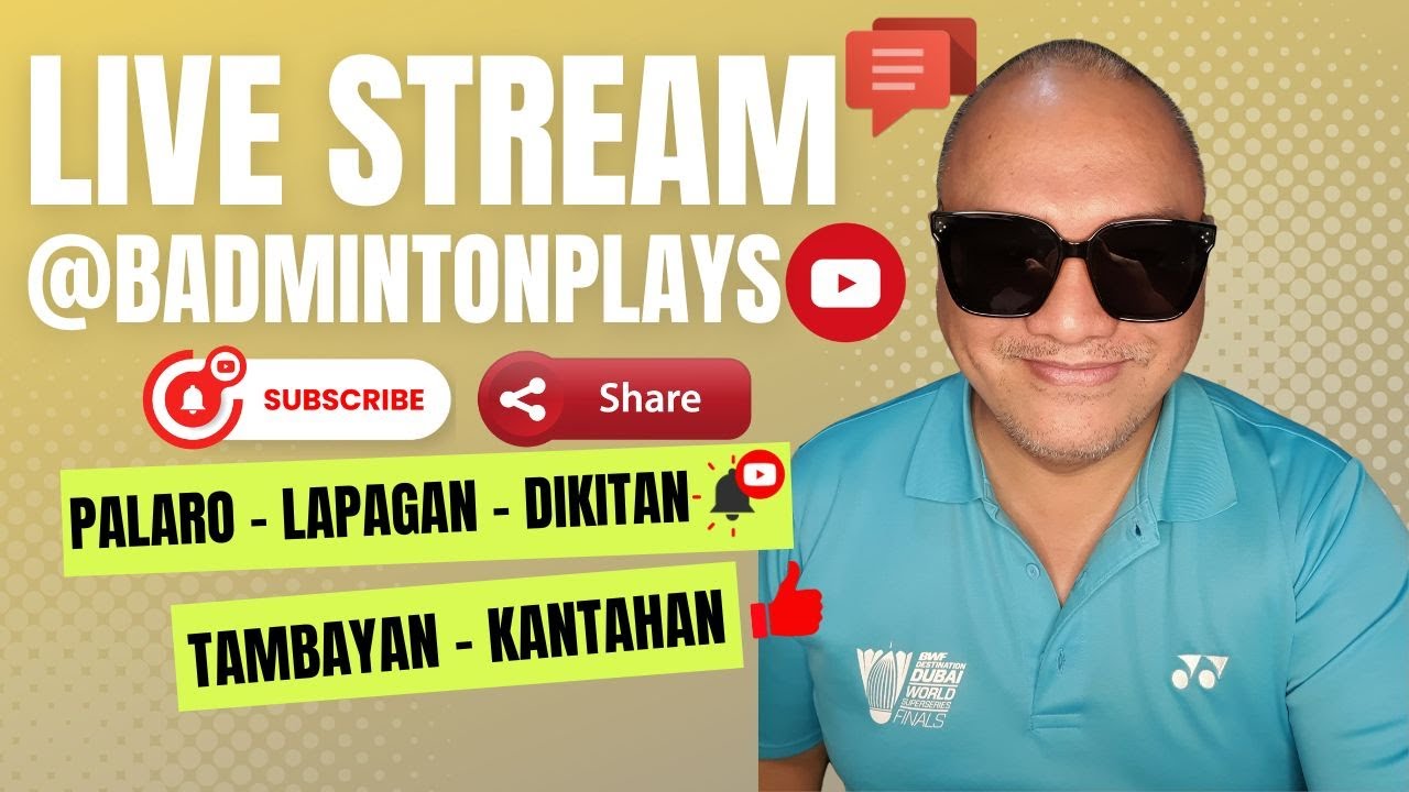 BADMINTON PLAYS 🔴LIVE STREAMING PALARO/LAPAGAN/DIKITAN/TAMBAYAN ...