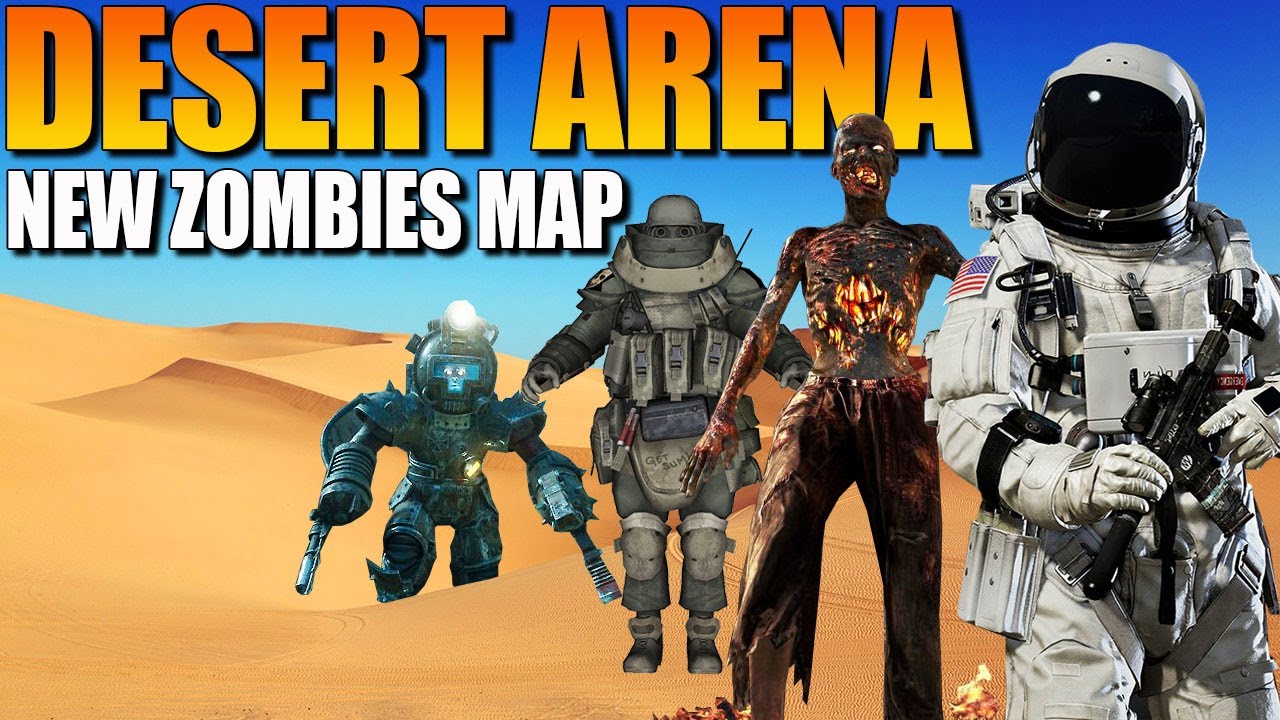 THE ARENA OF BOSSES (DESERT ARENA)(Call of Duty Zombies Map) - YouTube