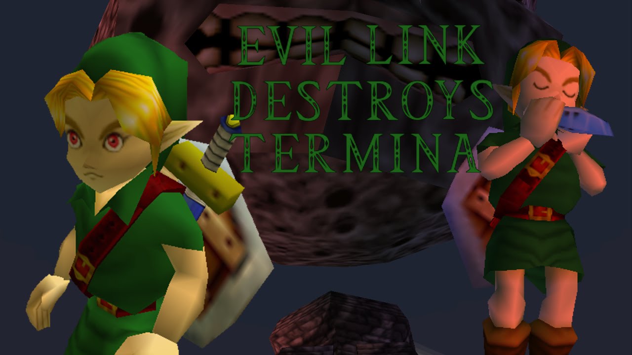 Evil Link Destroys Termina (LoZ: Majora's Mask with Texture Pack) - YouTube