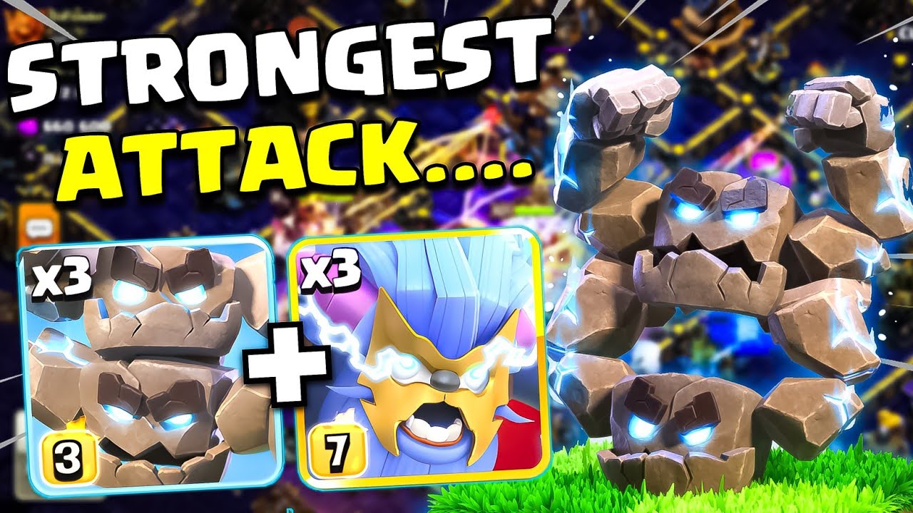 METEOR GOLEM + SUPER YETI is the Perfect Strategy for Easy 3 Star 🏆 ...