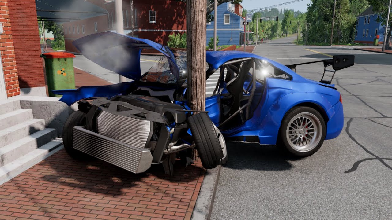 High Speed Car Crashes #2 | BeamNG.drive - YouTube