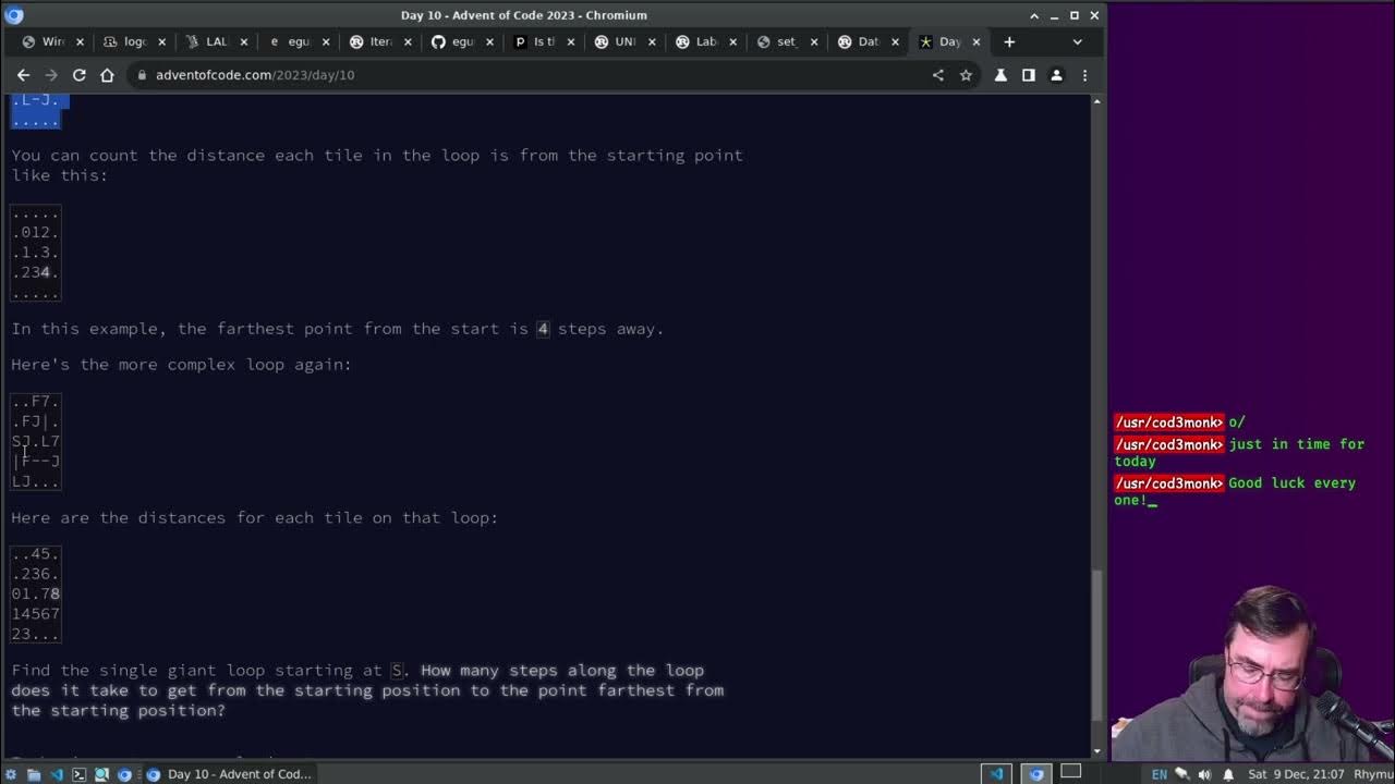 [AoC2023] Day 10 in Rust - YouTube