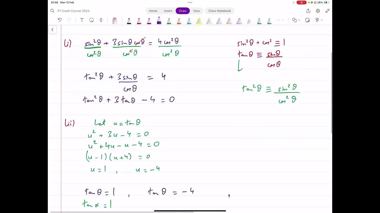 P1 Trigonometry Part 3 | | AS & A level Math | IGCSE/O-level Add Math - YouTube