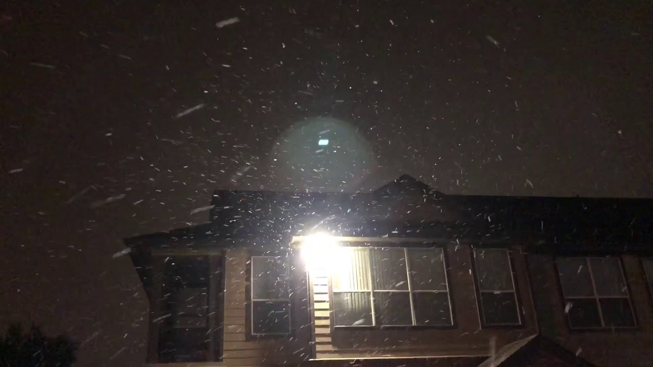 Snow in Houston, Texas - 07-Dec-2017 - YouTube